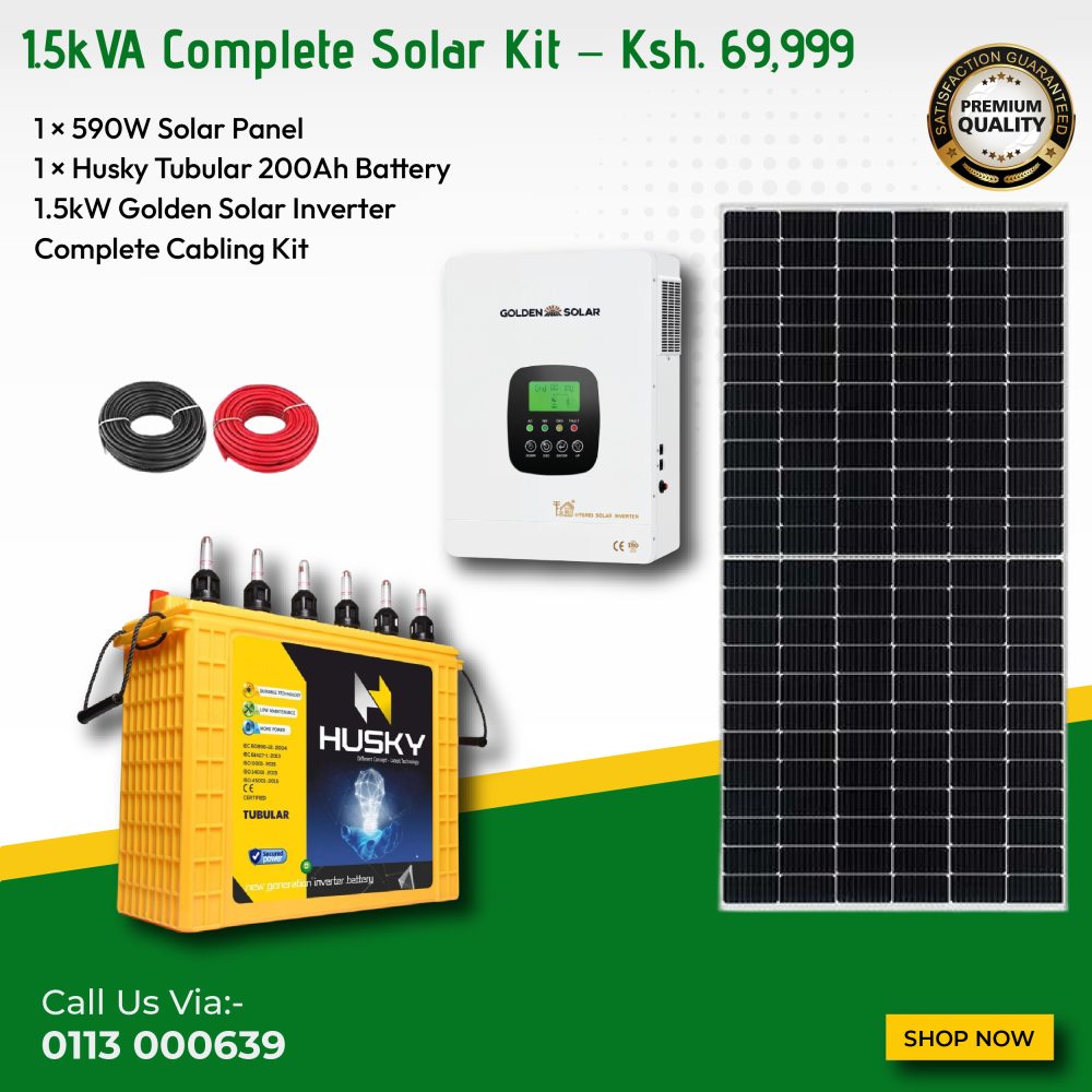 Platinum Solar Kits with Husky battery – Amply Stores